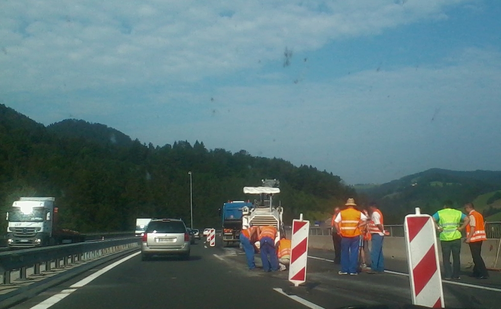 Razmere na cestah: dela na cestah